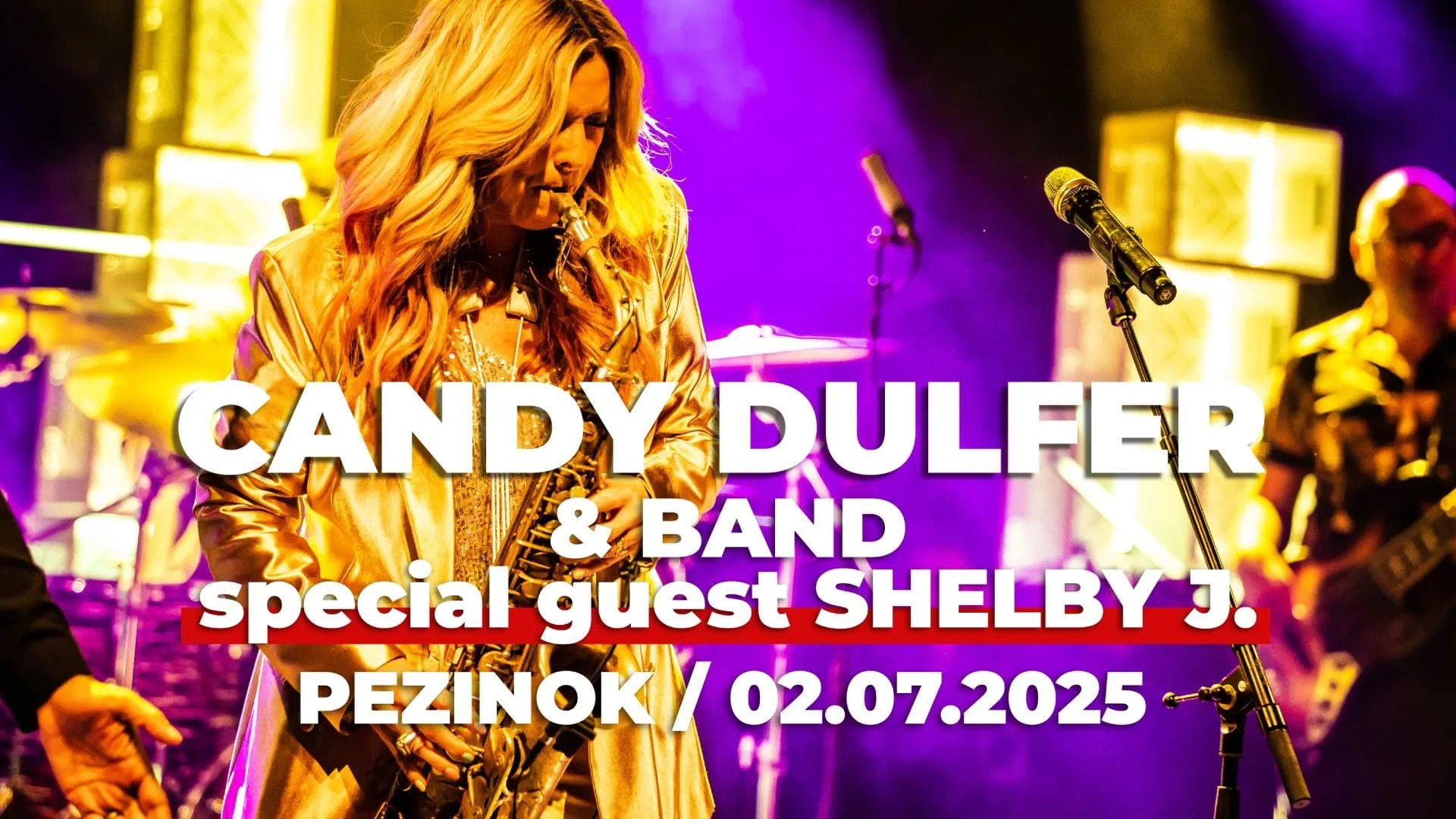 Candy Dulfer & band-special guest Shelby J. na zámku